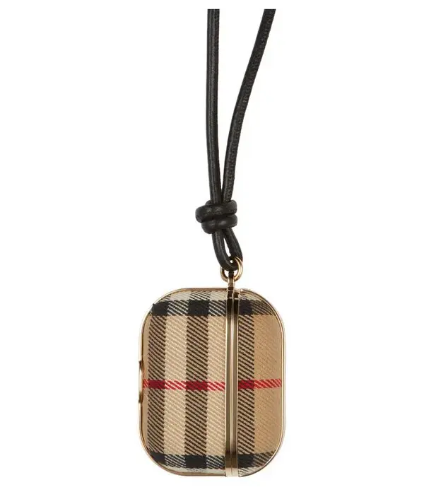 Burberry Airpods Pro Check Case - Archive Beige | Editorialist